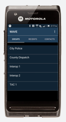 Мобильный коммуникатор Wave от Motorola Solutions.